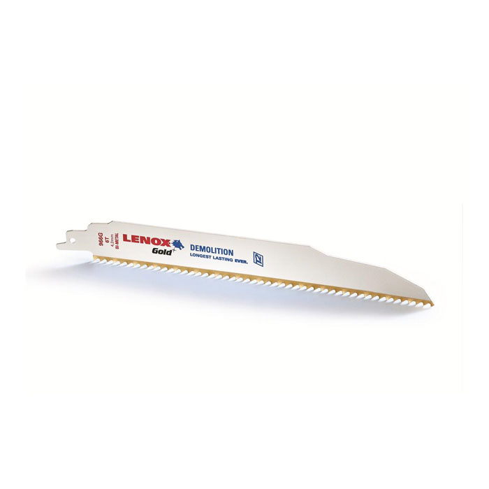 Lenox Gold Power Arc Demolition CT Reciprocating saw blade - 8 TPI ...